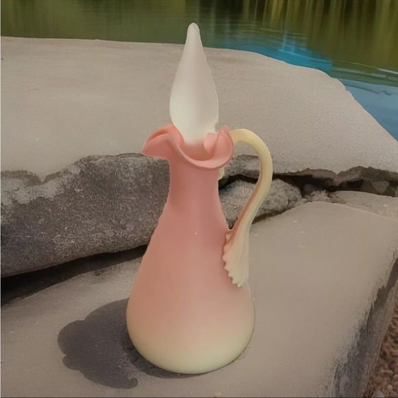 Fenton | Dining | Fenton Burmese Cruet With Stopper Hand Applied Handle ...